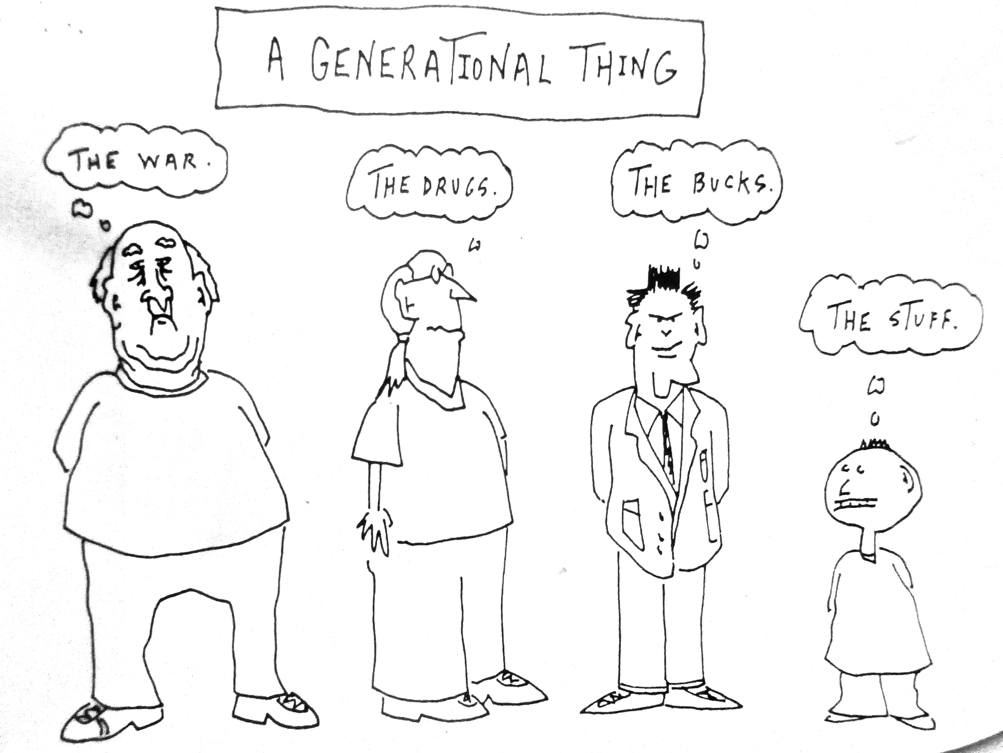 Cartoons About Generational Differences