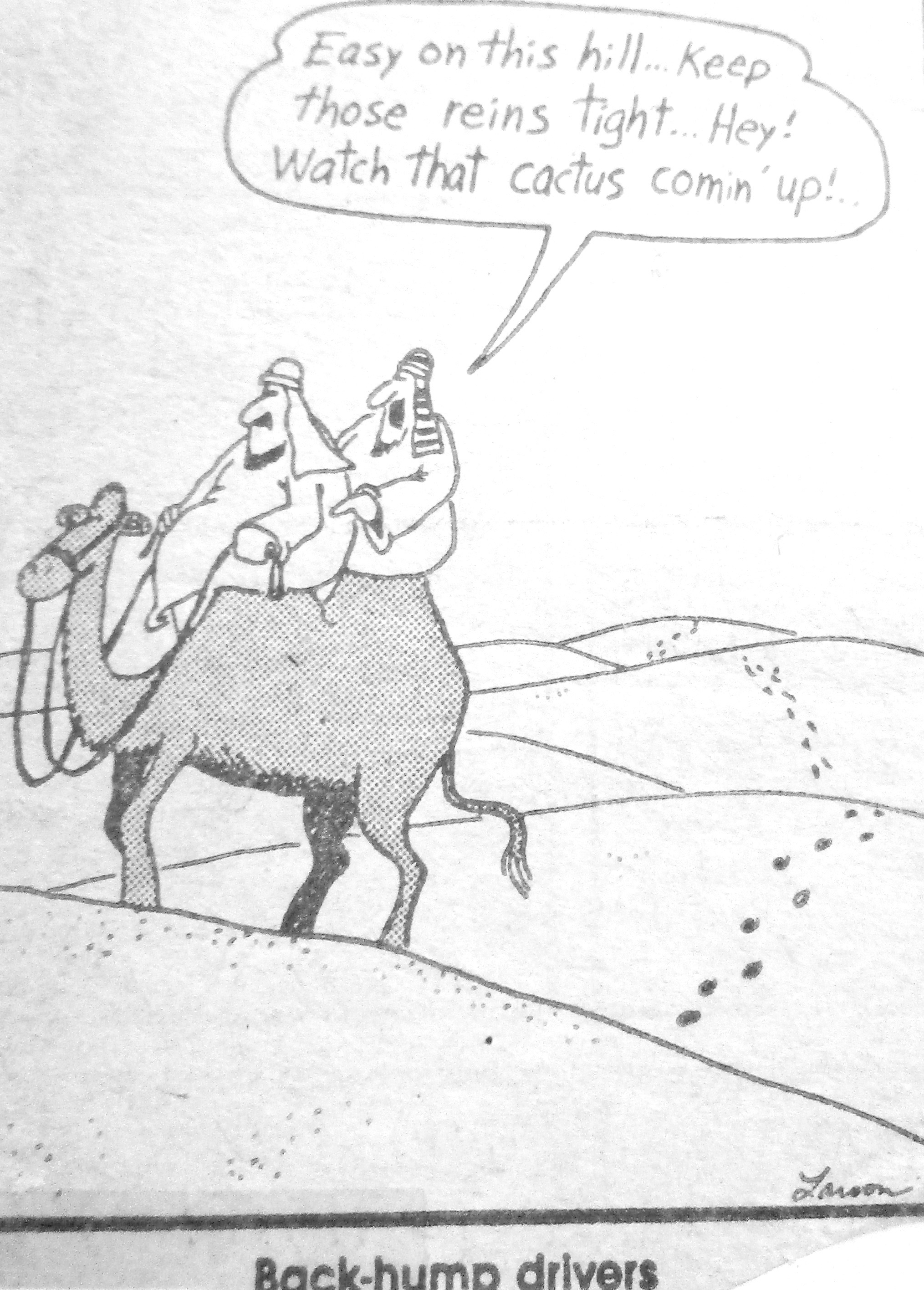 Cartoon - Back Hump Drivers - Antarctica Journal