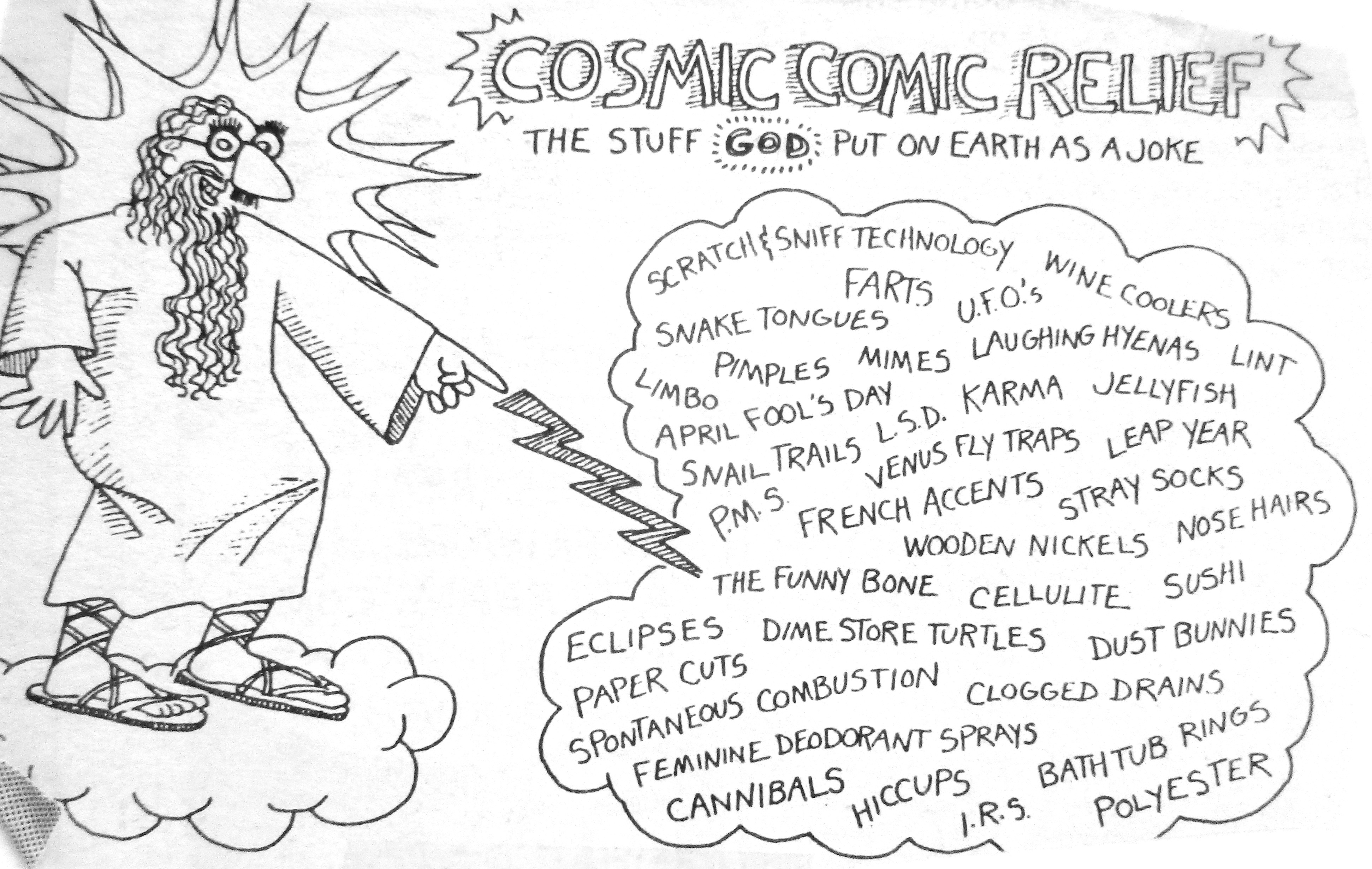 Cartoon - Cosmic Comic Relief - Antarctica Journal