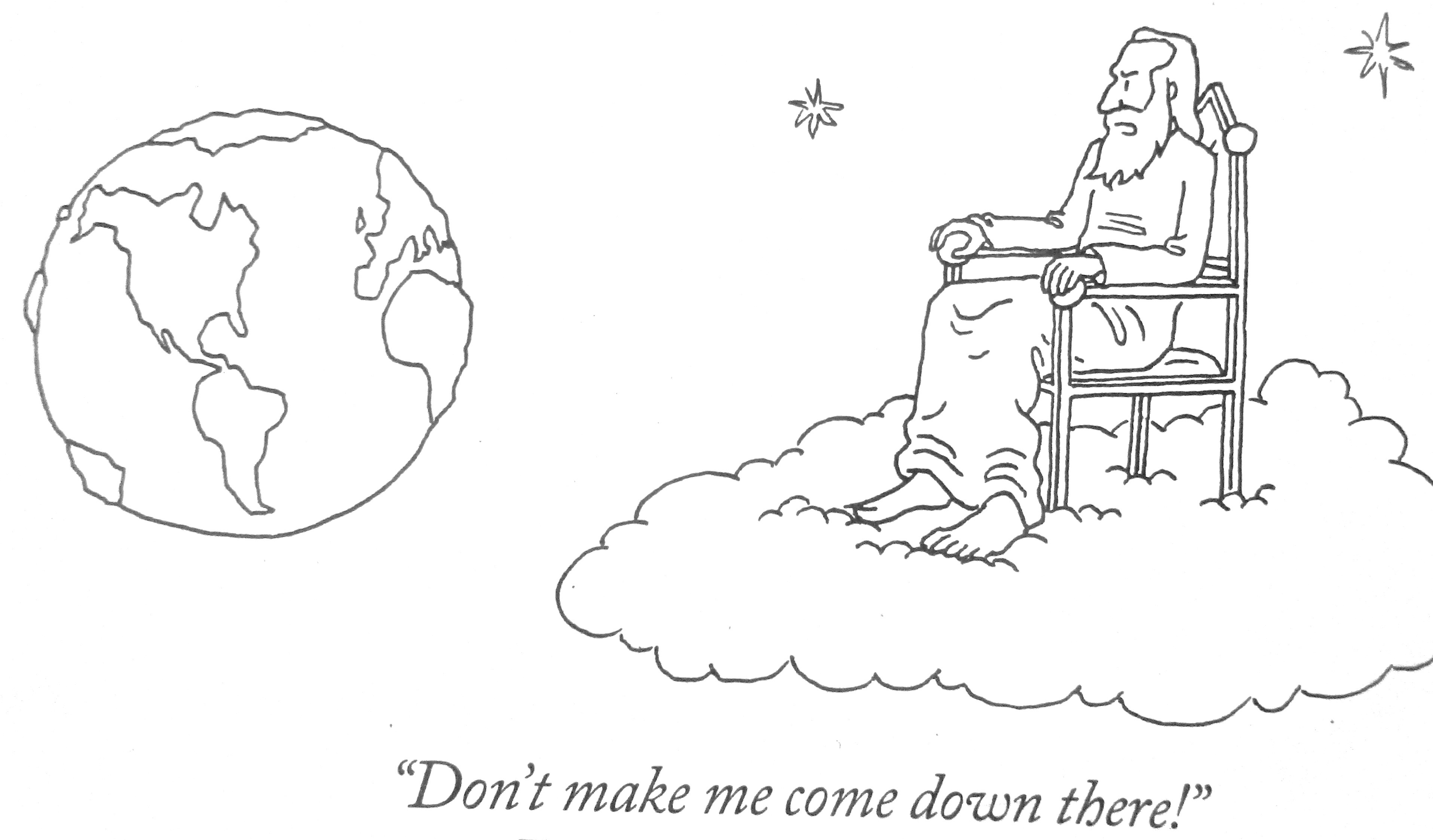 Cartoon Dont Make Me Come Down There - Antarctica Journal
