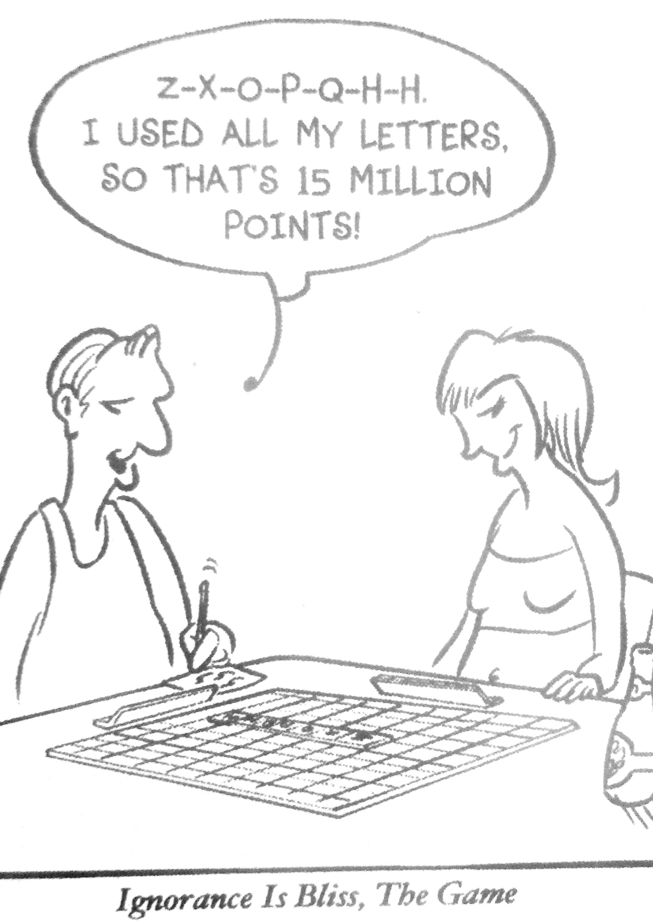 Cartoon - Ignorance Is Bliss (The Game) - Antarctica Journal