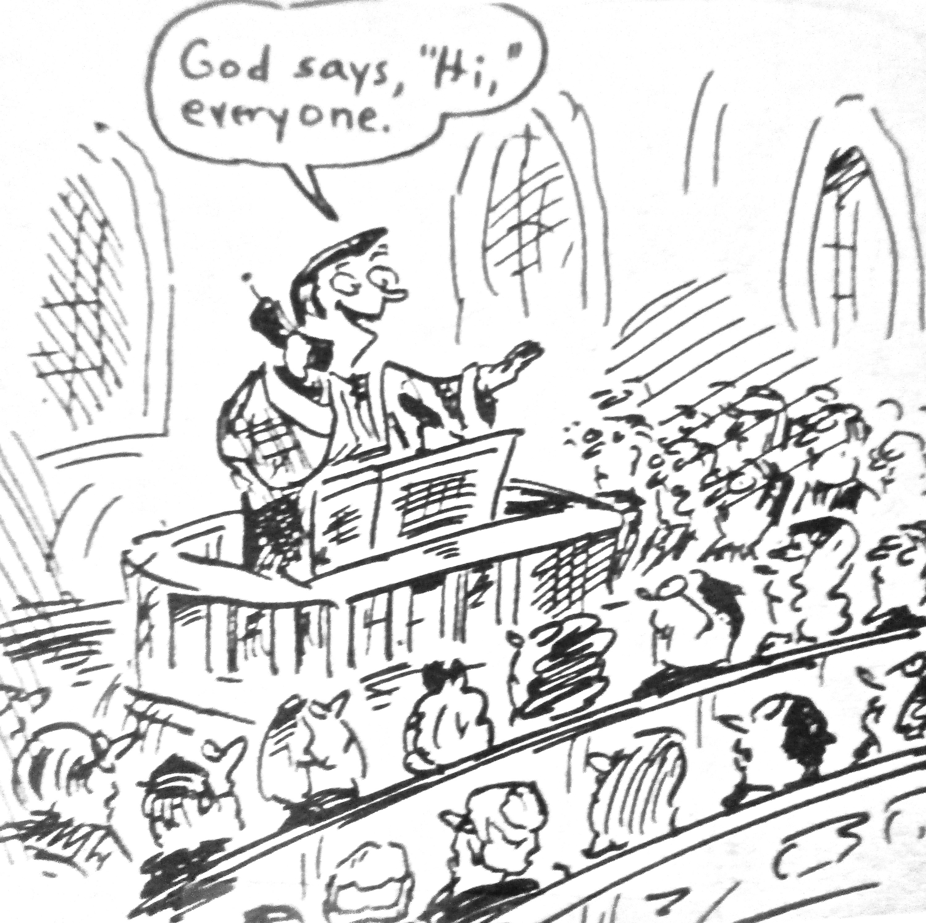 Cartoon - Jesus Is Calling - Antarctica Journal