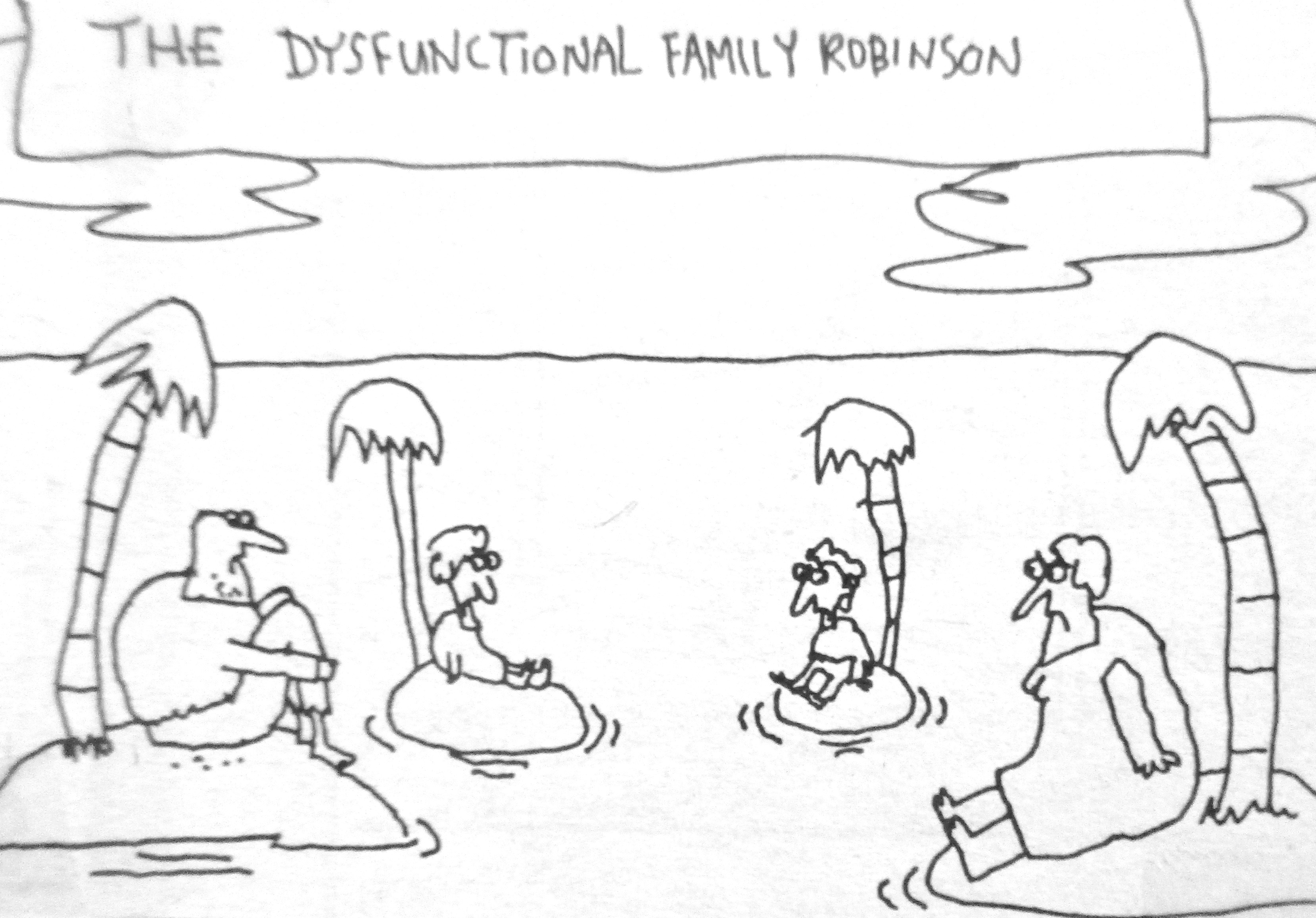 Cartoon - The Dysfunctional Family Robinson - Antarctica Journal