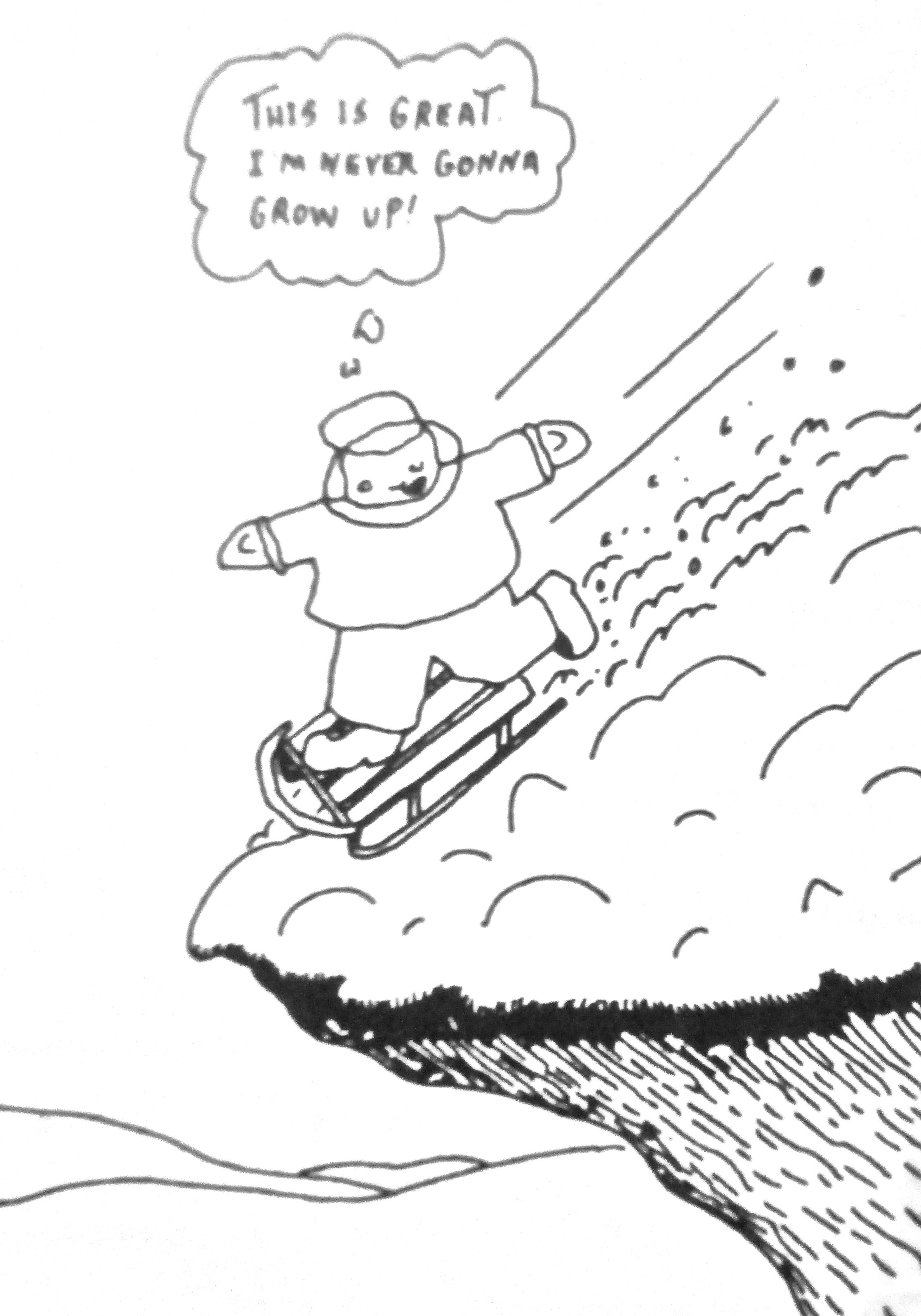 Cartoon - Never Growing Up - Antarctica Journal